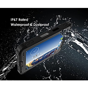 Ultra Rugged Android Enterprise Tablet PC with Barcode Scanner, 8-inch / IP67 Waterproof/with Zebra 1D Laser Scan Engine/GPS, for Warehouse Management