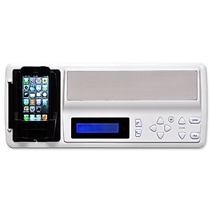 IST Retro Music & Intercom System Package, 4 Rooms (Vertical Frames), White (RETRO-MV4PAC)