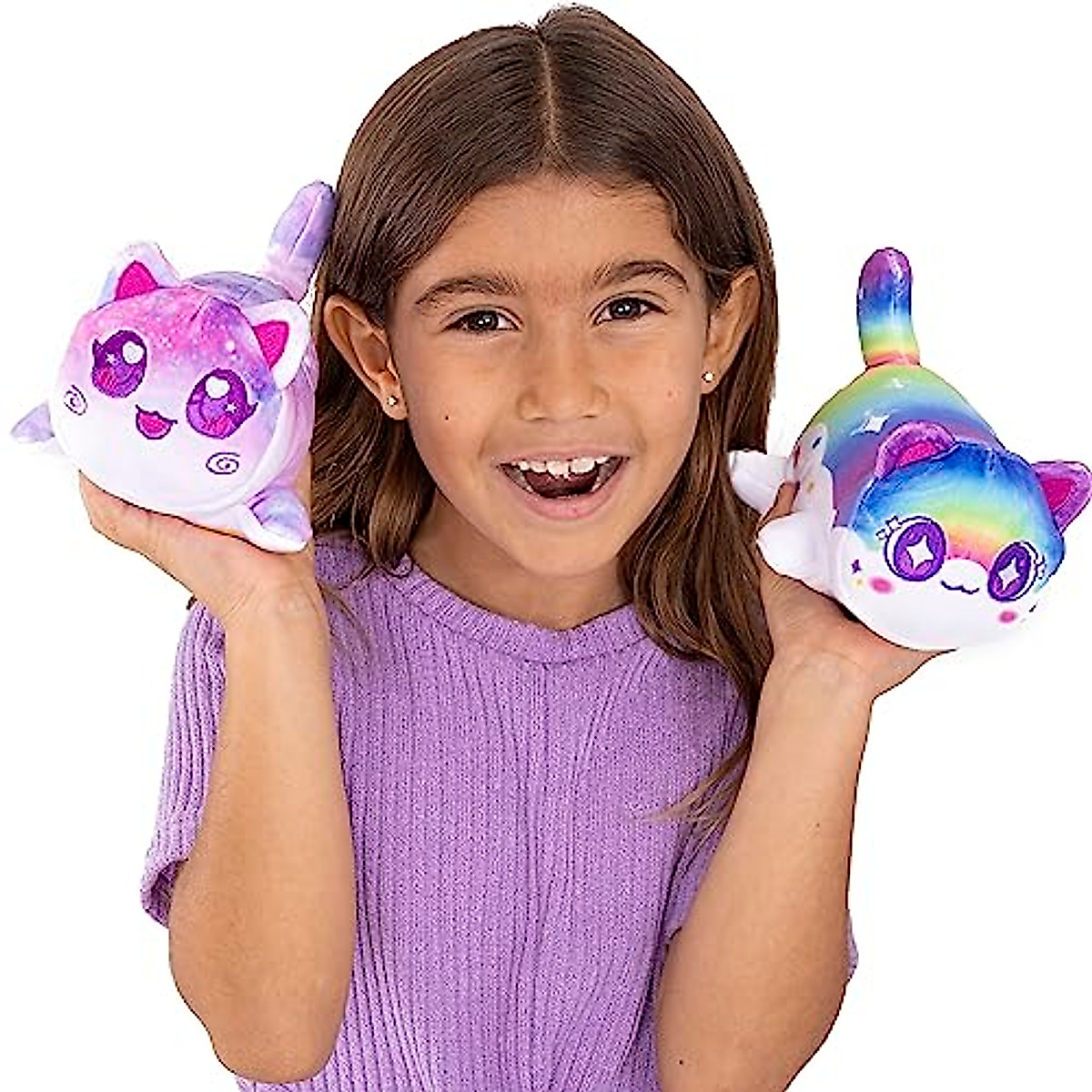 Aphmau Mini Mystery 6" Plush - Celestial Collection - 4 pack; YouTube Gaming Channel, Blind Box, 4 of 8 Unique Possible Unicorn MeeMeows, Official Merch