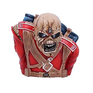 Nemesis Now Officially Licensed Iron Maiden The Trooper Bust Box (Small) Red, 12cm