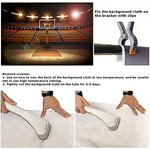 7x5ft Basketball Photo Backdrop for Photography, Basketball Theme Background for Birthday Party, Sports Theme Backdrop for Boys Kids Newborn Baby Wall Banner Cake Table Decoration Video Studio Props