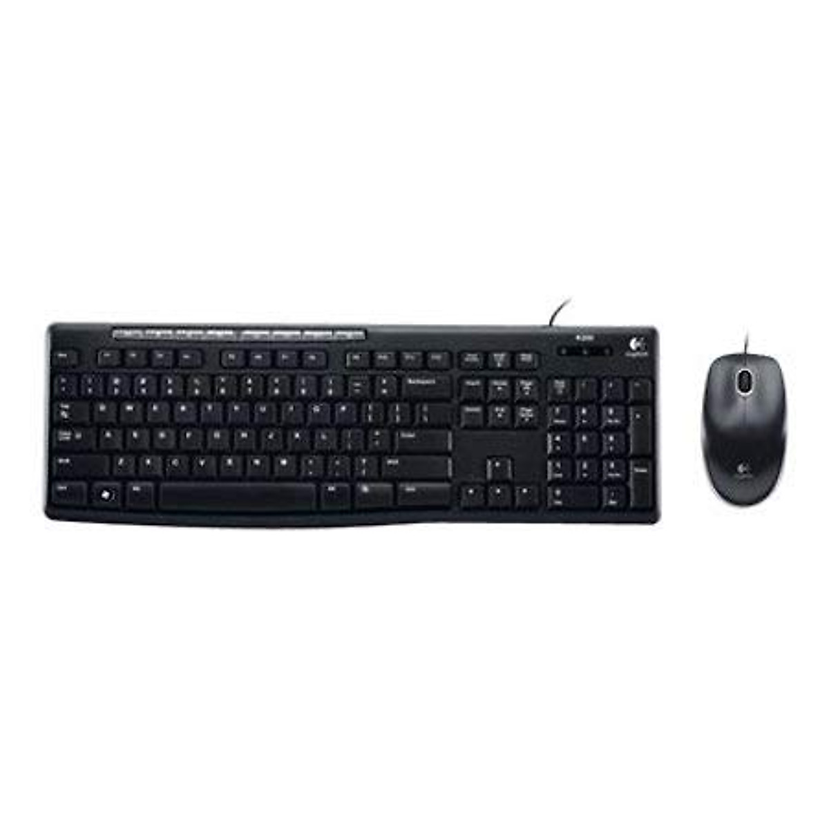 Logitech Media Combo MK200 Full-Size Keyboard and High-Definition Optical Mouse (920-002714)
