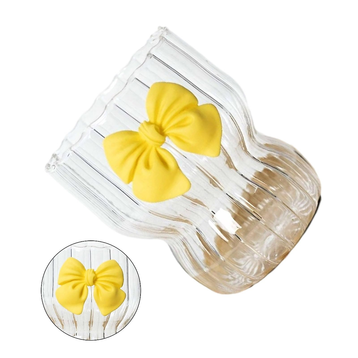 MINGMU Small Glass Cup Practical Coffee Cup Versatile Glass Milk Cup Fashionable Drinking Utensils Suitable For Daily Use Glass Cup For Home And Office, Pink