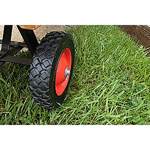 Shepherd 9594 Semi Pneumatic Sawtooth Tread Replacement Wheels