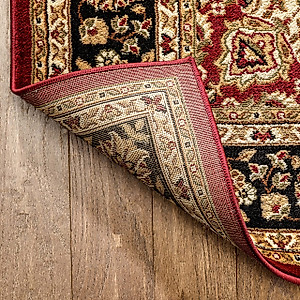 Well Woven Barclay Medallion Kashan Red Traditional Area Rug 6'7'' X 9'6''