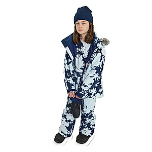 Burton Girls' Standard Bennett Jacket, Ballad Blue Camellia, X-Large