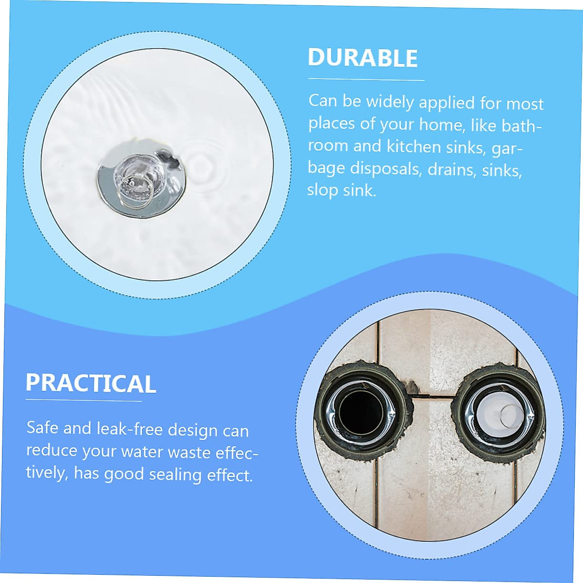 10 Pcs Washbasin Stopper Washbasin Plug Rubber Sink Plug Bathtub Stoppers Sink Stopper with Ring Drain Stopper Basin Plug with Ring Kitchen Sink Stopper Rubber Tub Plug Bath Plugs