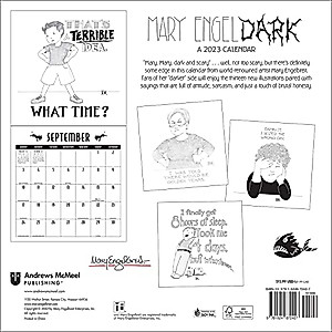 Mary EngelDark 2023 Wall Calendar