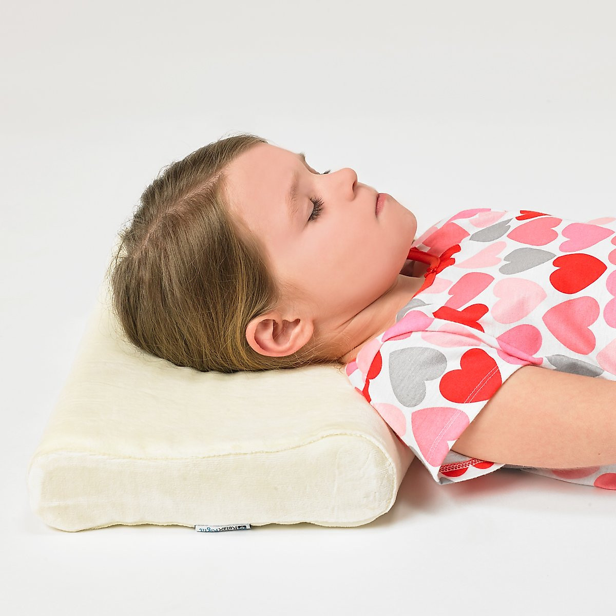 High Grade Memory Foam Toddler Pillow with Velour Cover, Super Soft, Breathable, Washable