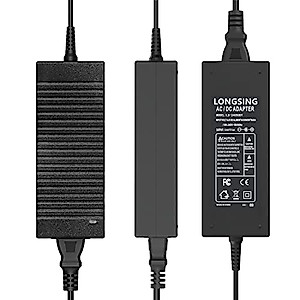 24V Power Supply Adapter, LONGSING 24V 5A AC DC Adapter, AC 100-240V to DC 24V, 5.5X 2.5mm DC Plug, Input 100V-240V, Output 24V 5A 120W, with DC Female Connector