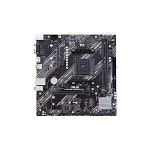 ASUS PRIME A520M-K AMD AM4 (3rd Gen Ryzen) Micro-ATX motherboard (ECC memory, M.2 support, 1Gb Ethernet, M.2, USB 3.2 Gen 1 Type-A,HDMI 2.1 4K@60Hz, D-Sub)