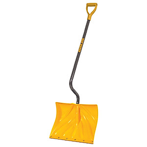 True Temper 1603072 Ergonomic Snow Shovel, 18-Inch