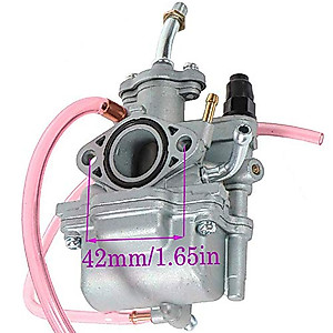 TTR90 Carburetor for Yamaha TTR 90 TTR90E with Fuel Switch Valve Petcock, replace 5HN-14101-00-00 5HN-14101-10-00 by TOPEMAI