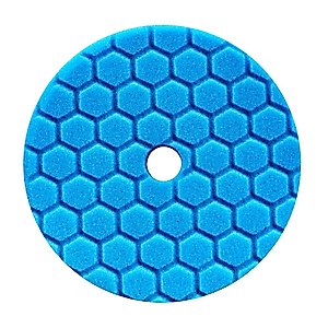 Chemical Guys BUFX115HEX5 Hex-Logic Quantum Polishing/Finishing Pad, Blue (5.5 Inch Fits 5 Inch Backing Plate)