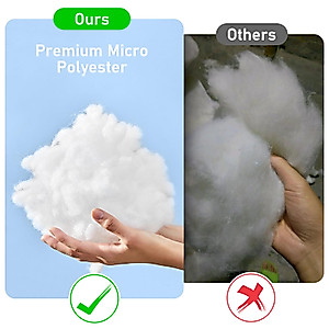 CASAJOY Pack of 2 18x18 Outdoor Pillow Inserts, Water Resistant Throw Pillow Inserts, Cushion Inner Pads for Patio, Furniture, Sofa, Bed, Living Room, Garden Decorative Waterproof Pillow Inserts