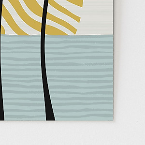 Abstract coastal wall art print poster room tropical decor bedroom aesthetic gift idea unique artwork living room (8x10" Print)