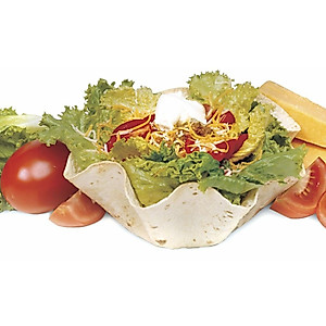 Norpro Mini 4.5-Inch Tortilla Baker Bowl, Set of 4 ,Black