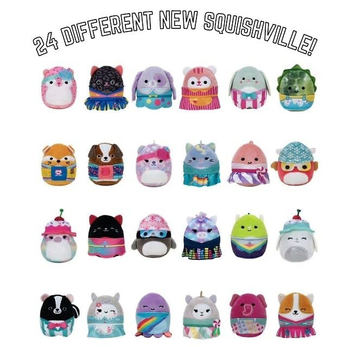 Squishville by Squishmallows Series 6 - Assorted Single - Mini Plush & Accessories - Official Kellytoy - Cute and Soft Stuffed Animal Toy - Great Gift & Stocking Stuffer for Kids