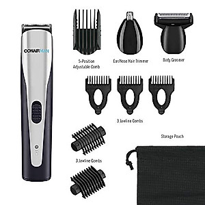 ConairMAN Cordless Lithium Ion Powered All-in-1 Beard & Body Trimmer for Men