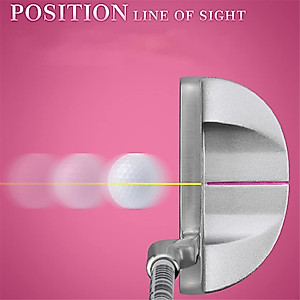 Golf Putter Right Handed Stainless Steel Golf Club Putters Golf Training Chipping Club Head for Women with Golf Headcover