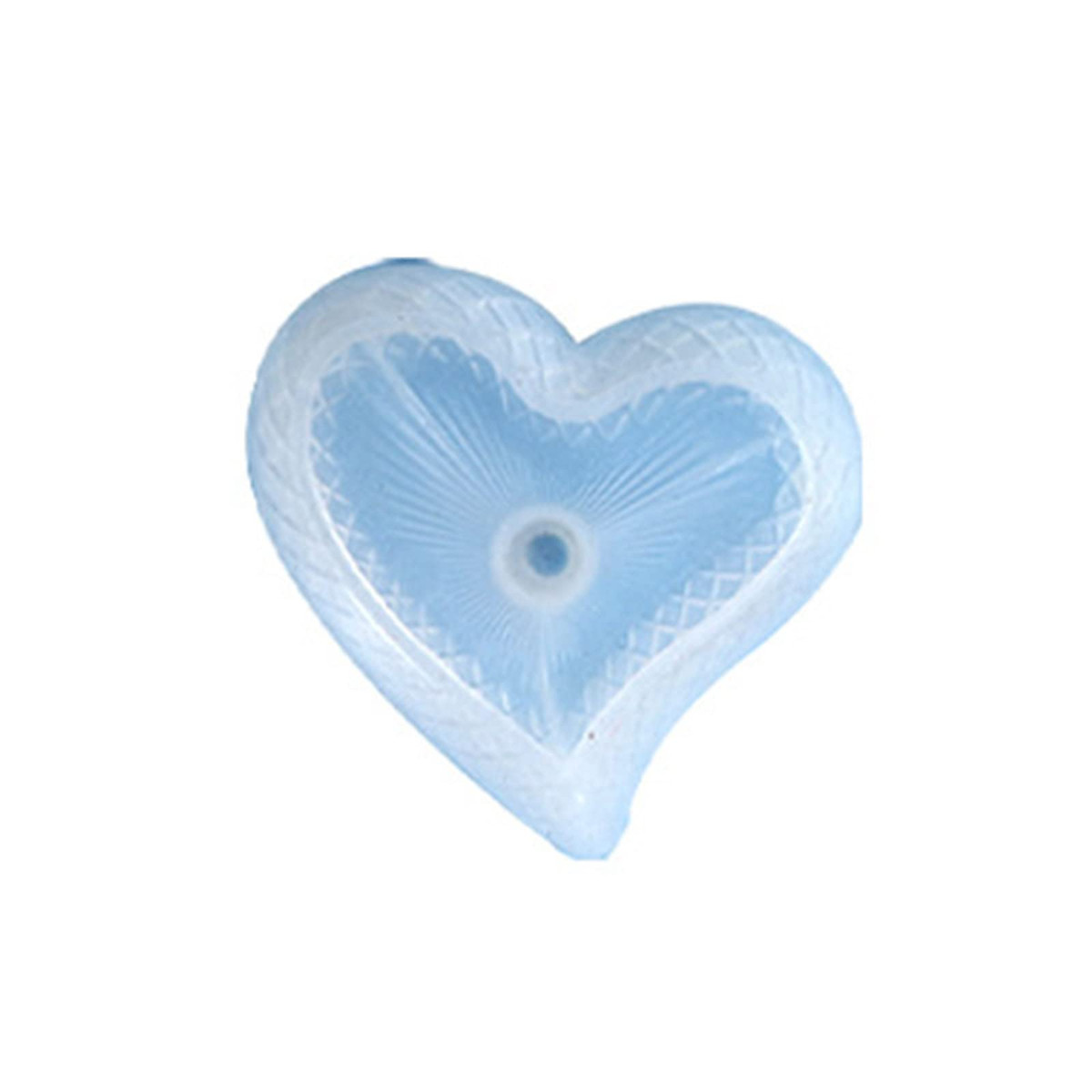 3D Love Heart Tray Resin Molds,Epoxy Crystal Jewelry Box Molds Storage Tray Resin Casting Mold for Jewelry Making