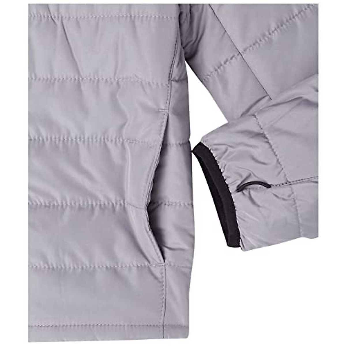 Under Armour boys Westward 3-in-1 Jacket, Removable Hood & Liner, Windproof Water Repellant 3 in 1 Jacket, Black Gray Block, Small US