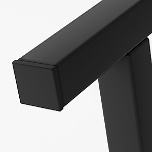 KWOKING Open Wooden Bookcase Modern Minimalist Home Office Bookshelf Multi-Layer TV Cabinet Side Shelf 80cm Long Steel-Wood Combination Storage Rack Simple Bookshelf Black 31.5" L x 11.8" W x 31.9" H