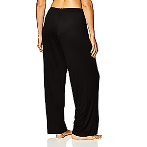 HUE womens Sleepwell With Temptech Sleep Pant Pajama Bottom, Black, 2X US