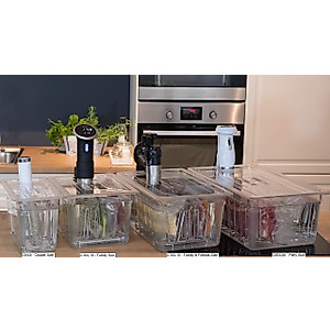 LIPAVI C20L-AP Lid for LIPAVI C20 Sous Vide Container, tailored for the Anova Precision immersion circulator
