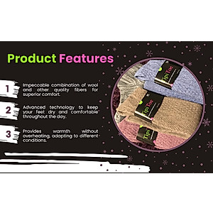 Tipi Toe Women's 3 Pairs Ragg Marled Ribbed Tonal Harmony Maroon Grey Interplay Mid-Calf High Wool-Blend Boot Socks 3-pairs, WK02-F-T1