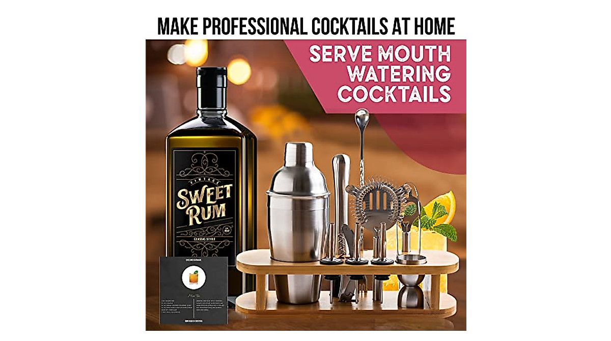 Cresimo 12-PC Cocktail Shaker Set for Home Bars