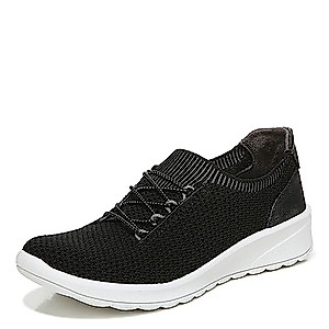 BZees Womens Gold Rush Slip-On Black Knit 6.5 M