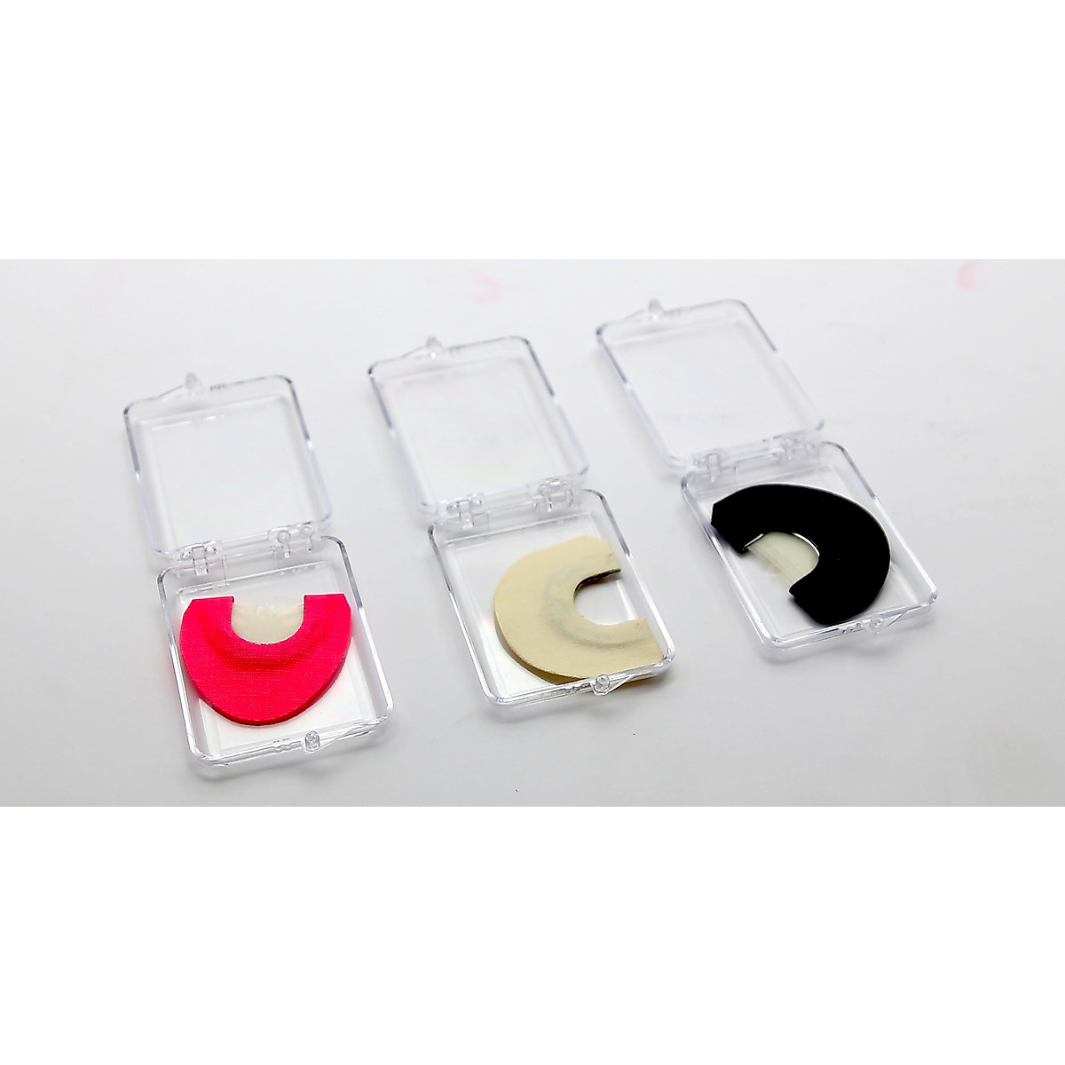 Clear Hinged Plastic Box 1 5/8" L x 2 1/8" W x 3/8" H - 50 Pieces Per Pack