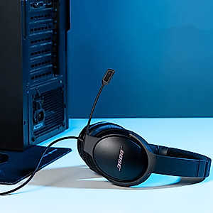 Auhsuxo QC35 Boom Mic Cable Boom Gaming Microphone Headphone Replacement Cable with Mute Switch Mic Compatible with Bose QuietComfort 35 QC35 QC35II, for PS4, Xbox One, PS5