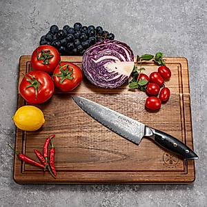 8 Inch Ultra Sharp Phoenix Series Damascus Chef Knife with G10 Full Tang Handle, Professional Handmade 67 Layers Damascus Steel VG-10 Core Gyutou Kitchen Knife