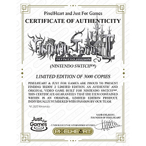 Finding Teddy 2 Definitive Edition Just Limited Switch