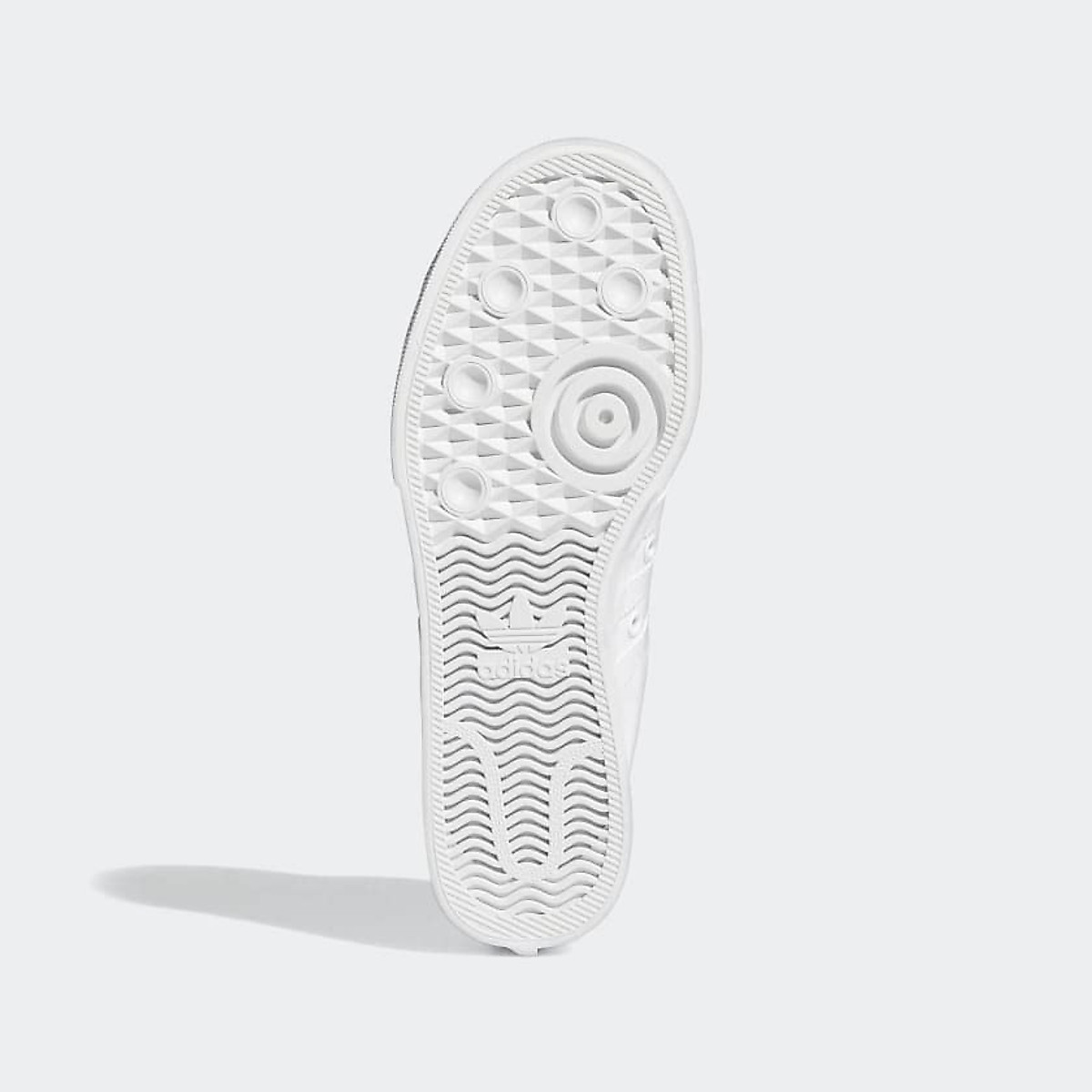 adidas Originals Women's Nizza Platform, White/White/White, 6