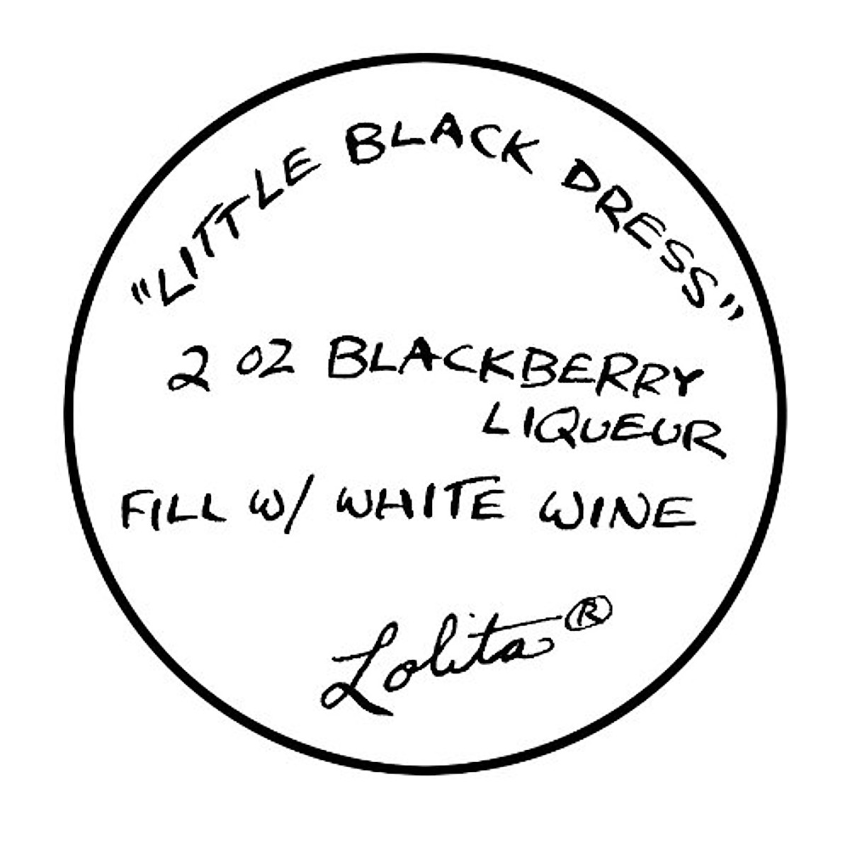 Lolita Love My Wine Glass, Little Black Dress