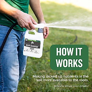 Turf Titan Root Booster – Lawn Probiotic & Garden Booster – Natural Liquid Probiotic for Plants & Lawn Care – Green Lawn Booster for Effortless Lawn Maintenance - Covers up to 8,000 Sq Ft