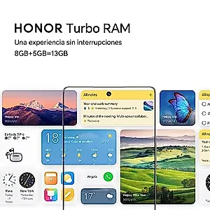 Honor Magic5 Lite Dual-SIM 256GB ROM + 8GB RAM (Only GSM | No CDMA) Factory Unlocked 5G Smartphone (Midnight Black) - International Version