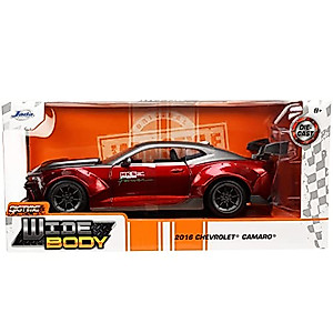 Jada Toys Big Time Muscle 1:24 2016 Chevy Camaro SS Widebody Die-cast Car, Toys for Kids and Adults
