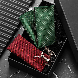 SATINIOR 36 Pieces Men's Pocket Square Handkerchief Suit Pocket Square for Men Soft Colored Hankies for Men Party Wedding, Multicoloured, 8.3 x 8.3 Inch