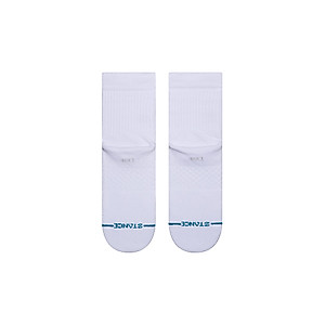 Stance Icon Quarter Socks (Medium, White)