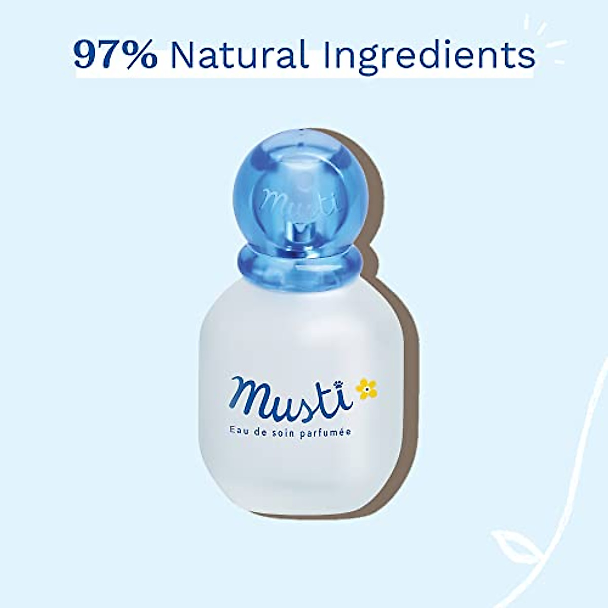 Mustela Musti - Baby Plant-Based Perfume & Cologne Spray - Delicate Fragrance for Boys & Girls - with Chamomile & Honey Extracts - Alcohol Free - 1.69 fl. oz.