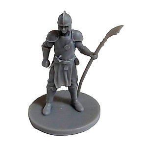 DRUNK'N DRAGON DND Guards Minis 25 Fantasy Miniatures for Tabletop/Dungeons and Dragons Roleplaying Games - Bulk Minis Unpainted- Figures Starter Set