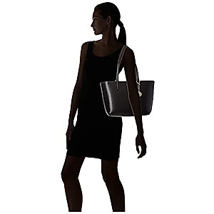 DKNY womens Dkny Bryant Md Tote, Black/Gold, One Size US