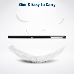 Fintie Case for Onn 11 Tablet Pro (2023 Model) - Premium Vegan Leather Slim Lightweight Hard Shell Stand Cover for ONN Pro 11 inch Tablet 100110027, Black