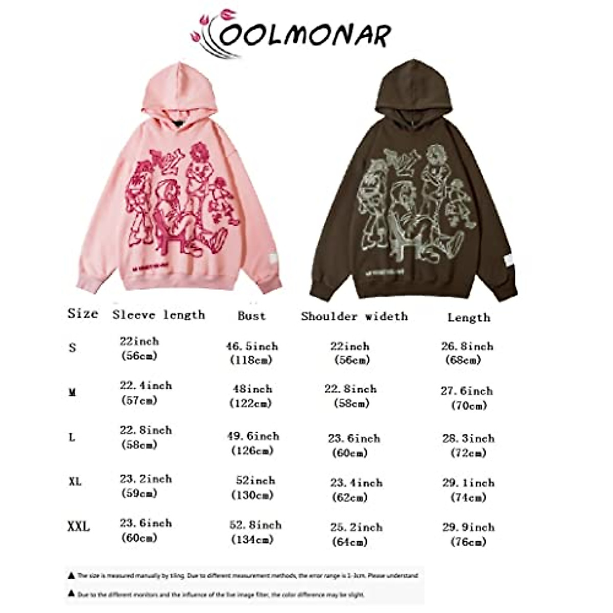 COOLMONAR Y2k Skeleton Full Zip Up Hoodies Women Men Rhinestone Skull Graphic Print Sweatshirt Gothic Oversized Jackets