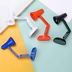 Meideli Desk Light LED Table Lamp Foldable Eye Protection Simple Plastic Home Bedroom Dormitory Desk Lamp for Students White