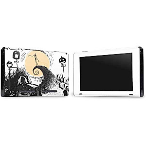 Skinit Decal Gaming skin compatible with Nintendo Switch Bundle - Officially Licensed Disney The Nightmare Before Christmas Jack on Spiral Hill Art Design